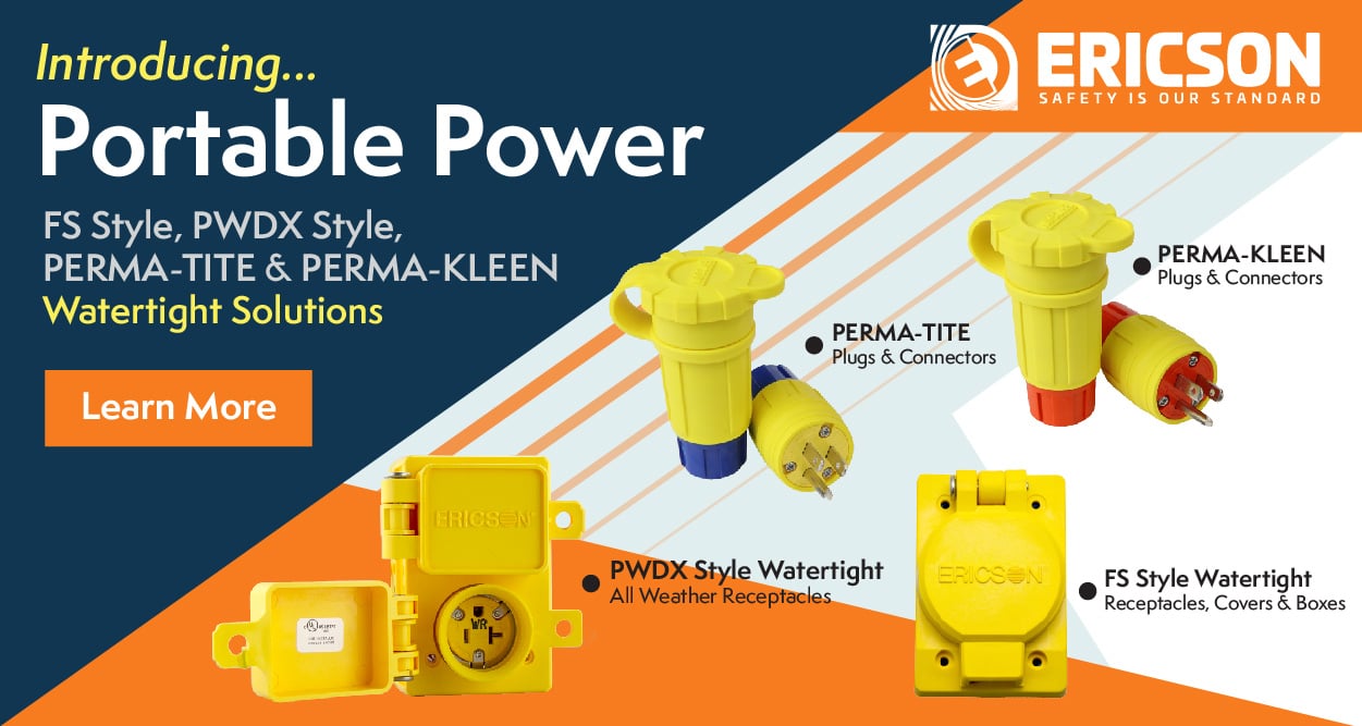 Invest in Ericson Watertight Solutions for Your Portable Power Needs