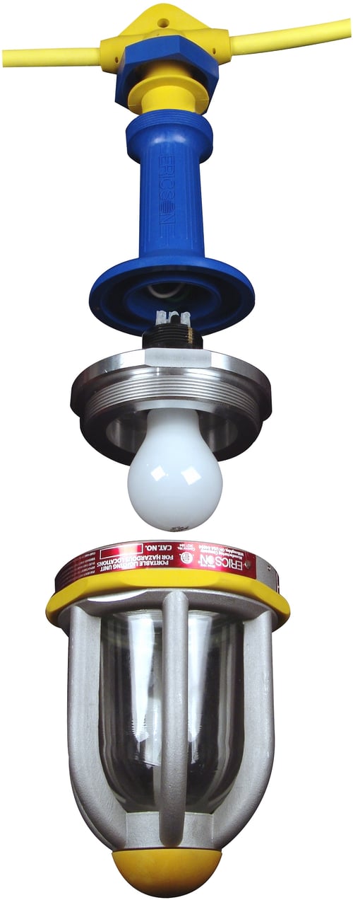 What is explosion proof or hazardous location lighting?